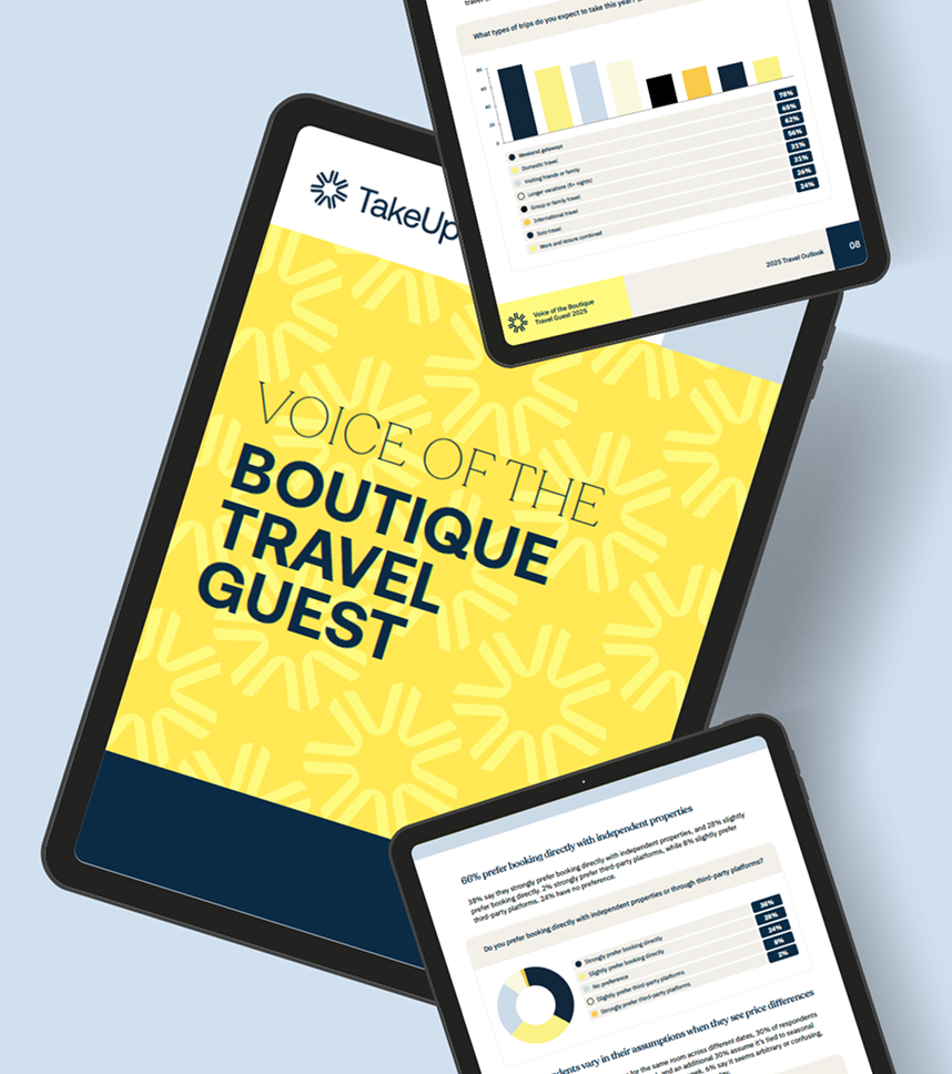 What boutique travelers want in 2025 | TakeUp Blog